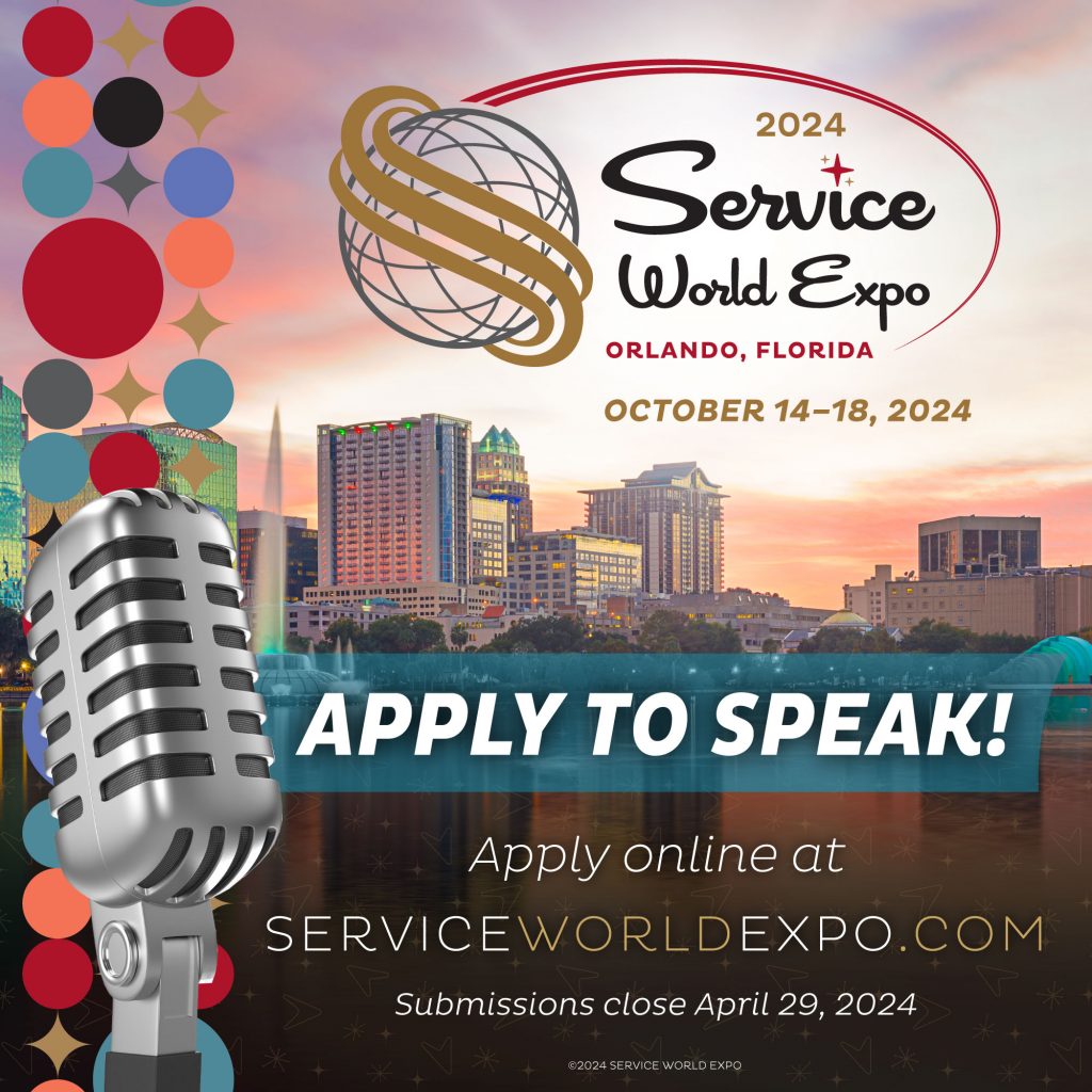 Call for Speakers - Service World Expo